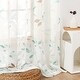 Deconovo Floral Pattern Sheer Curtain for Living Room (1 Panel) - Bed ...