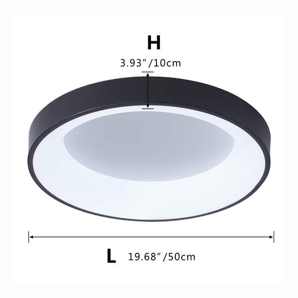 Modern Concise Acrylic LED Flush Mount Ceiling Light - Bed Bath ...