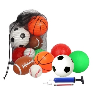 GSE™ Set of 6 Mini Sports Balls Set - Soccer Ball, Basketball ...