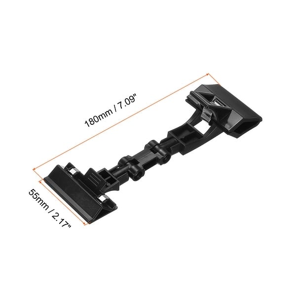 Adjustable Plastic Sign Clip Merchandise Rotatable Bending Clip 4 Pack ...