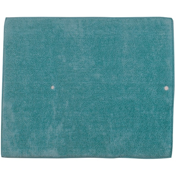 Aqua Haze Teal Blue Kitchen Dish Drying Mat - Bed Bath & Beyond - 37519000