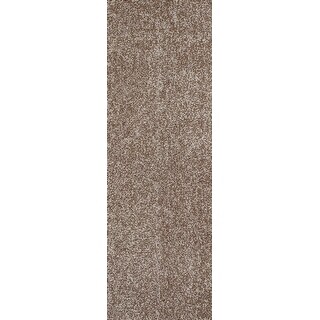 HomeRoots 8' Beige Heather Plain Runner Rug - 9'3" x 12'3" - Bed Bath ...