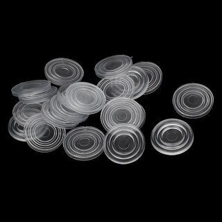 23mmx3mm Round Shape Non-slip Soft Grip Pads Glass Table Feet Buffer ...