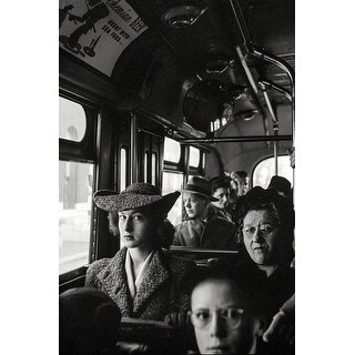 Baltimore, Maryland. Crowded bus carrying people to work at 8 a.m ...