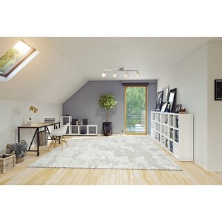 Eglo Hogan Ridge 4-Light Chrome LED Semi-Flush Mount Track Lighting ...