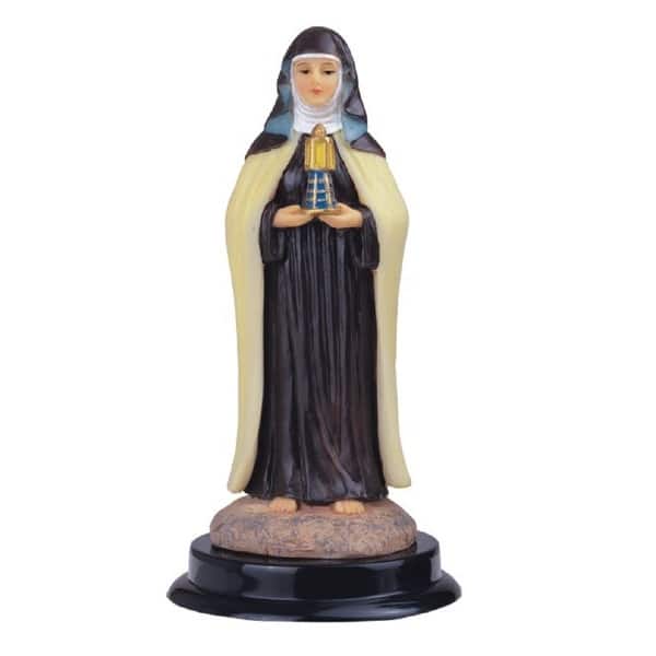 Q-Max 5"H Saint Clare Statue St. Clare of Assisi Holy Figurine ...