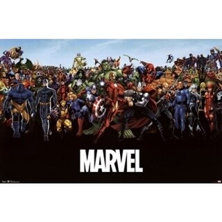 Marvel The Lineup Poster Print Item Vartiarp5986 - Bed Bath & Beyond ...