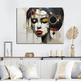 Designart "Minimalism Collage African Woman I" African American Art ...