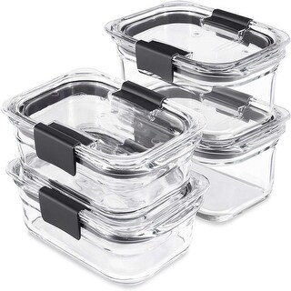 (Set of 8 Piece) Glass Food Storage Containers - Bed Bath & Beyond ...