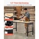 UIMOSO Adjustable Workbench,Work Bench with Power Outlet, Wheels, and ...