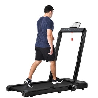 Folding Treadmill Under Desk Electric Treadmill Walking Machine - Bed ...