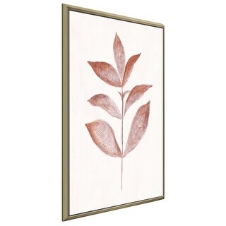 "Red Leaf III" by Tava Studios Print on Floating Canvas - Bed Bath ...