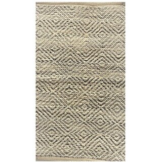 2' x 5' Gray and White Diamonds Area Rug - 3'6" - Bed Bath & Beyond ...