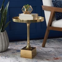 SAFAVIEH Corvus Round Side Table - 16" x 16" x 20" - On Sale - Bed Bath ...