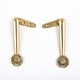 Stair Carpet Runner Holder Clips 5" Decorative Floral Design Clips ...