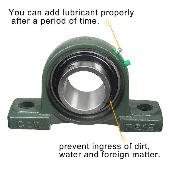 2pcs Self-Alignment Pillow Block Bearing UCP212 60mm Mounted Bear - Bed ...