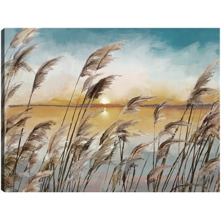 Morning Reeds Light By Studio Arts Canvas Art Print - Bed Bath & Beyond ...