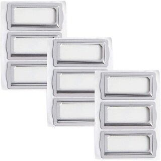 Self Adhesive Metal Bookplates for Books (2.2 x 1 Inches, 9 Pack) - Bed ...