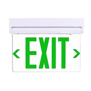 LEDONE LED Exit Sign Light, Green Exit Light, Back up Battery Lighting ...
