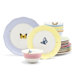 Lenox Butterfly Meadow Colors 18-Piece Dinnerware Set - Bed Bath ...