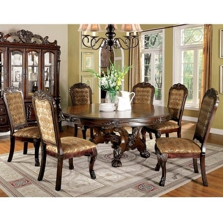 Rutherford Traditional Cherry Solid Wood 7-Piece Dining Table Set by ...