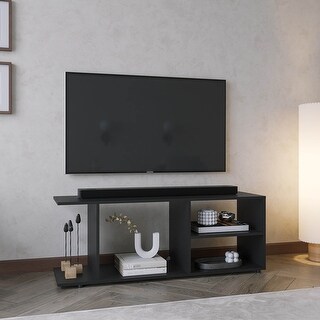 Morden Entertainment Center 17.8" H with 4 Shelves and 4 Legs for ...