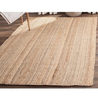 5x8 Feet Beige Jute Braided Handmade Braided Woven Area Rug - 5' x 8 ...