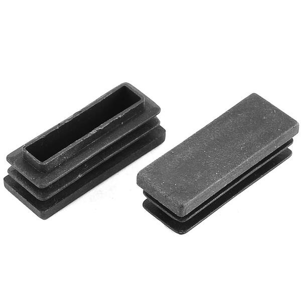 50Pcs Antislip Plastic Rectangle 40x15mm Furniture Leg Cover Protector ...