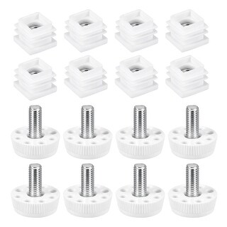 Furniture Leveling Feet, Square Insert Adjustable Leveler, M8 Thread ...
