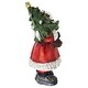 Design Toscano Vintage Santa with Christmas Tree Holiday Statue - Multi ...