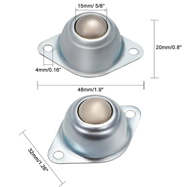 Ball Transfer Units CY-15A 5/8 inch Roller Ball Transfer Bearing 22lb ...