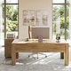 63" L Shaped Desk with Storage, Executive Office Desk - Bed Bath ...