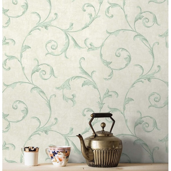 acanthus scroll wallpaper
