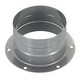 Duct Connector Flange Metal Pipe Exhaust Duct Mounting Plate w Screws ...