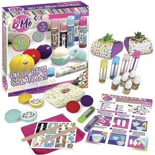 DIY Make Your Own Lip Balm Maker Kit for Kids - 15 Lip Balms 5 Flavors ...