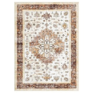 Large Living Room Area Rug Washable Vintage Rugs - Bed Bath & Beyond ...
