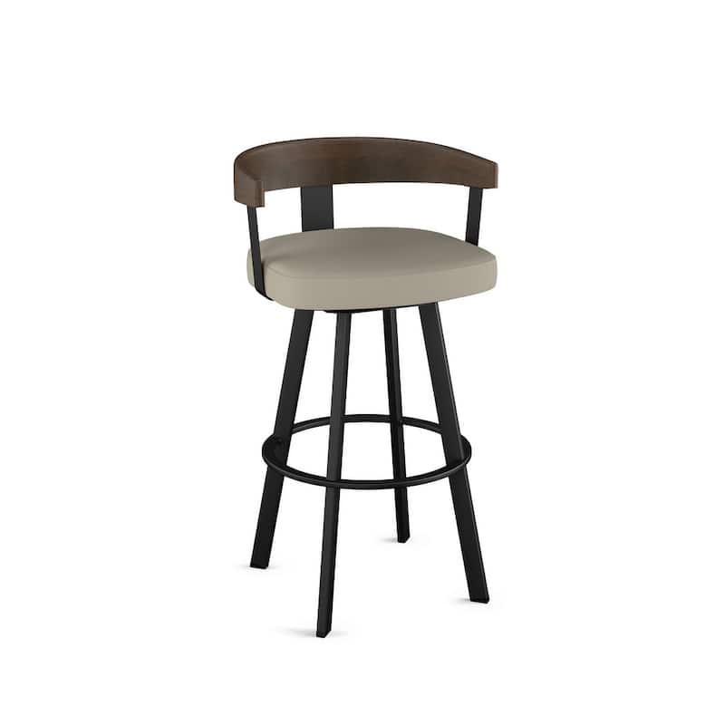 Beige Low Back Counter and Bar Stools - Overstock