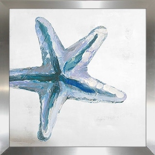 "Ocean Blue Starfish on Grey" Print on Acrylic. - Bed Bath & Beyond ...