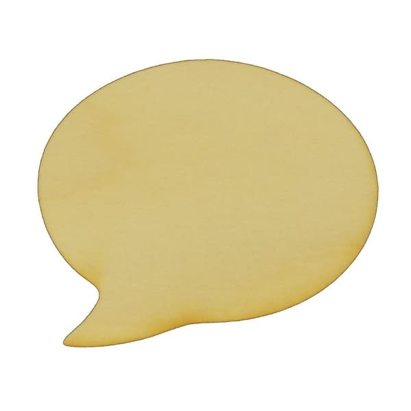 speech bubble cutouts