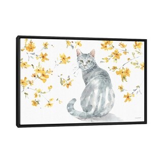 iCanvas "Happy Yellow XIVA" by Lisa Audit Framed - Bed Bath & Beyond ...