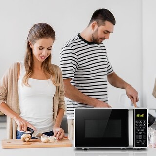 360° Rotating Evenly Heating Conventional Microwave Oven with Display ...