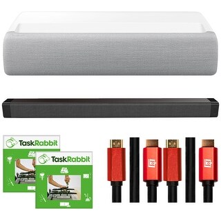 Samsung 120" The Premiere 4K Laser Projector with Soundbar Bundle - Bed ...