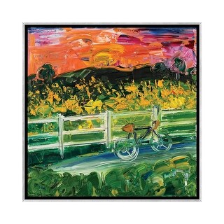 iCanvas "Sunset On Neuse River Trail" by Shalimar Legaspi Framed - Bed ...