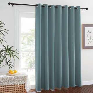 Blackout Curtain - Indoor Slider Curtain, W100 x L84 - Bed Bath ...