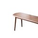 Natural Oak Wood Dining Bench Bed Bench for Dining Room - Bed Bath ...