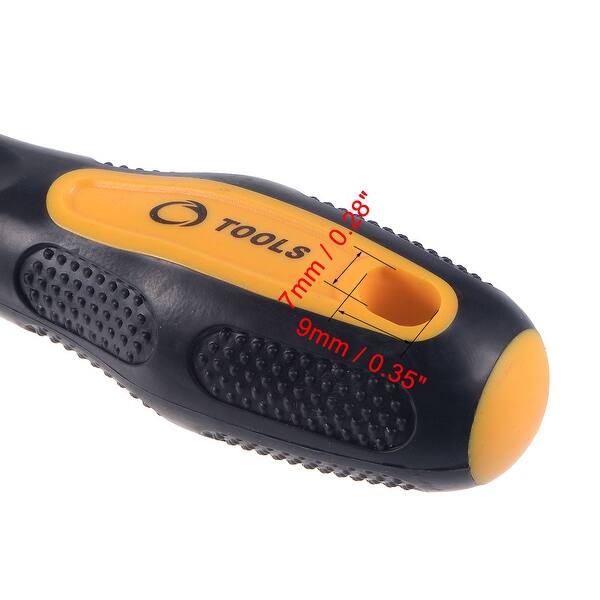 PH2 / 6mm Slotted Magnetic Screwdriver Set 4" S2 Round Shaft Black ...