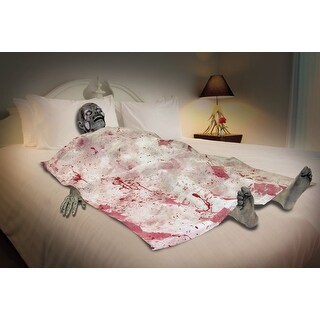 Gray and Red Halloween Bloody Death Bed Zombie - Bed Bath & Beyond ...
