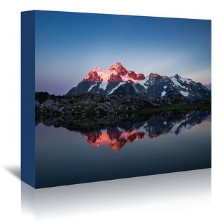 Americanflat - Shuksan Glow by Torrey Merritt - 8"x10" Wrapped Canvas ...