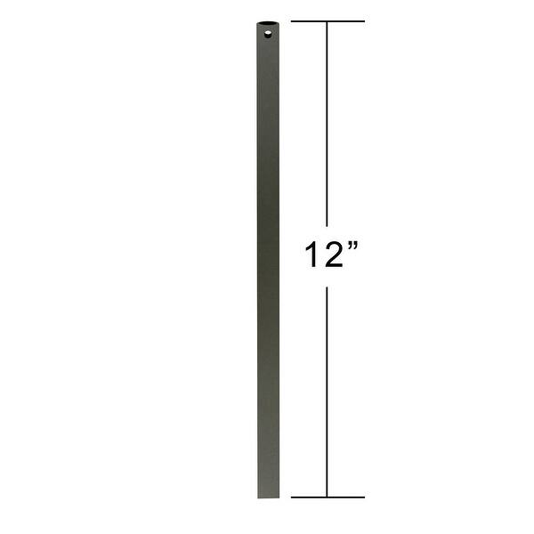 kathy ireland HOME by Luminance Brands 12 Inch Ceiling Fan Downrod ...