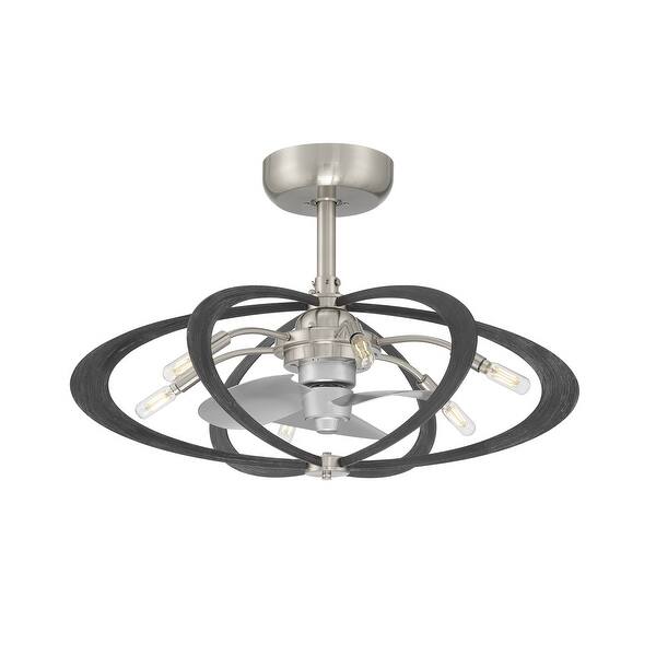 Tamilyn® 27.5 inch Ellipse Shade Ceiling Fan with Remote Control and ...